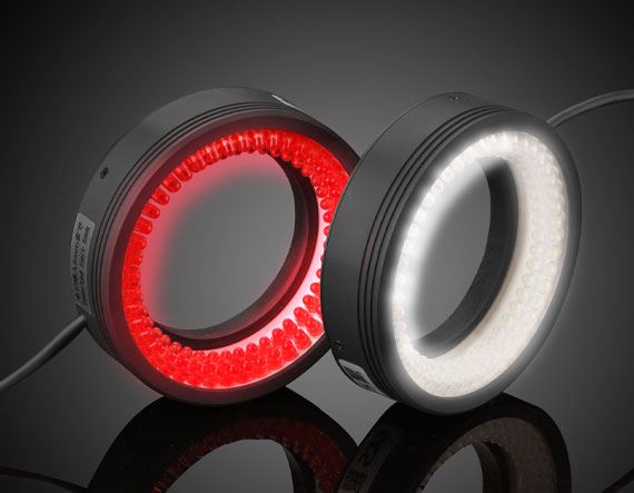 75mm Horizontal Mount Low Angle Ring Light Red | Edmund Optics