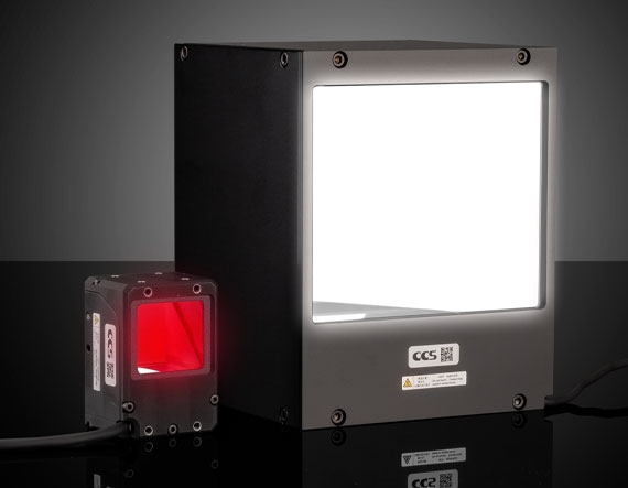 50x50mm Half Mirror Coaxial Light White | Edmund Optics