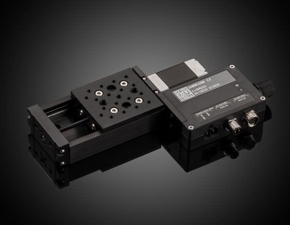 25mm Travel, Motorized Linear Stage, Integrated Controller, Rotary Encoder