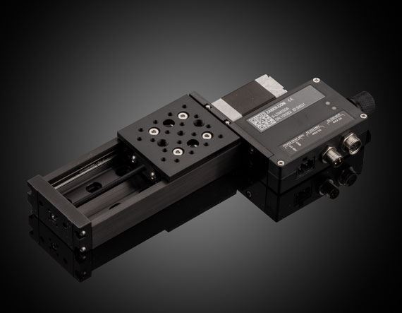 50mm Travel, Motorized Linear Stage, Integrated Controller, Rotary Encoder