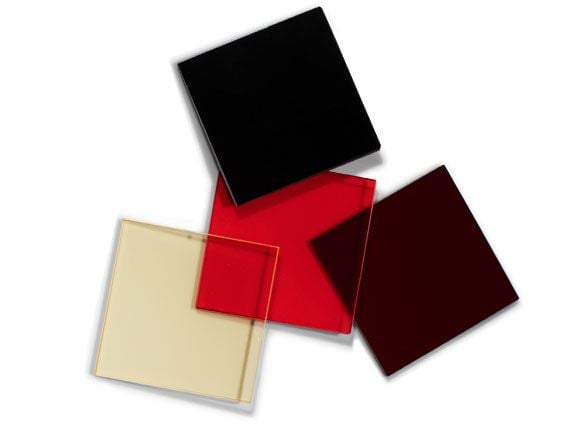 SCHOTT RG630 50mm Sq., 1mm Thick | Edmund Optics