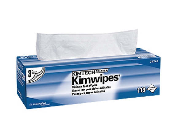 2 ply 12" x 12" Box (119 Sheets), Kimberly-Clark Wipes
