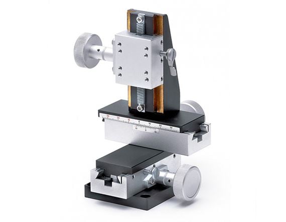 60mm X&Y, 40mm Z Travel, X-Y-Z Axis Rack & Pinion Stage