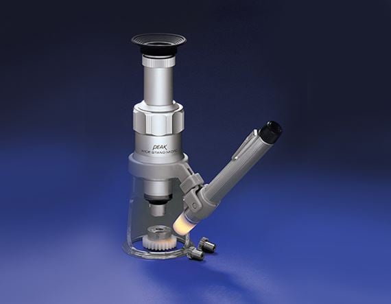 English Reticle, 20X Peak Illuminated Direct Microscope