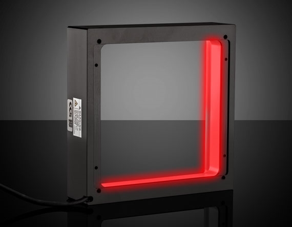 Red, Low-Angle Square Light FPQ3-96RD | Edmund Optics