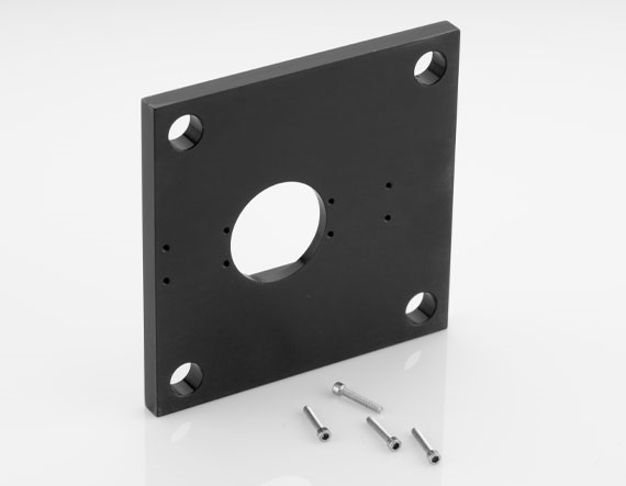 Breadboard Mounting Plate (1.5" sq w/ ¼-20 Thru Holes) (A)