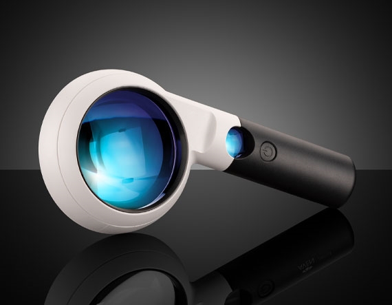 5X/20X Magnifier with White LED light | Edmund Optics