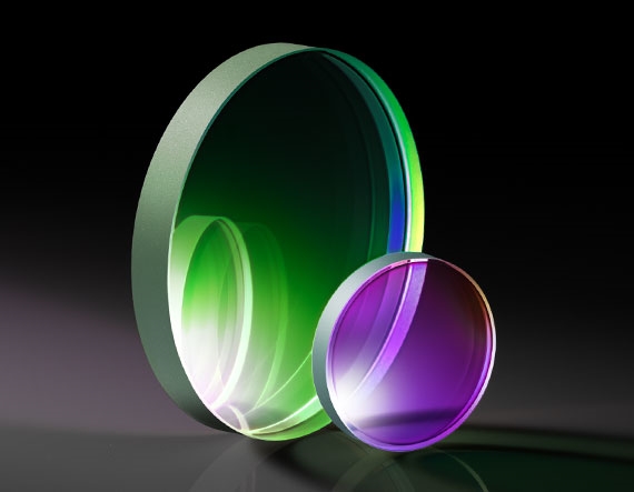 10.0mm Dia x 2mm Thick 532/1064nm, Zerodur Dual Band Laser Mirror