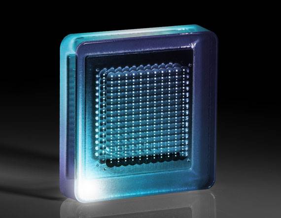 32 x 33mm Double Sided Lenslet Array, 1.2 x 1.6mm Lenslets