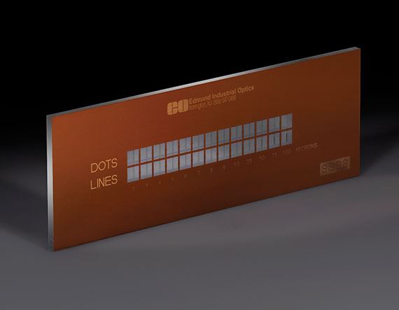 Micro Line and Dot Standard Stage Micrometer | Edmund Optics