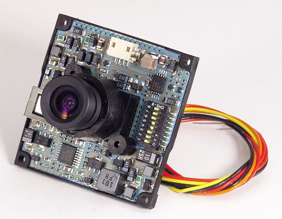 Hi-Res 6.0mm Lens, PAL, Color DSP Board Level Camera