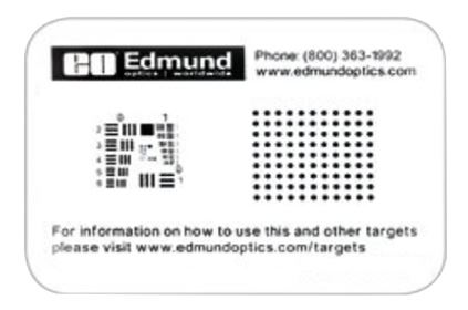 USAF 1951 and Dot Grid Target | Edmund Optics