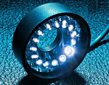 2.15" White, Strobed, LED Darkfield Illuminator | Edmund Optics
