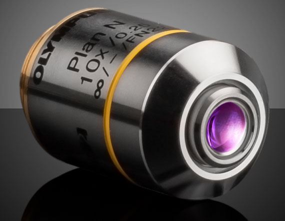 Olympus PLN 10X Objective | Edmund Optics