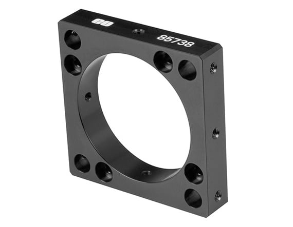 40mm ID 2" Square Mounting Plate | Edmund Optics