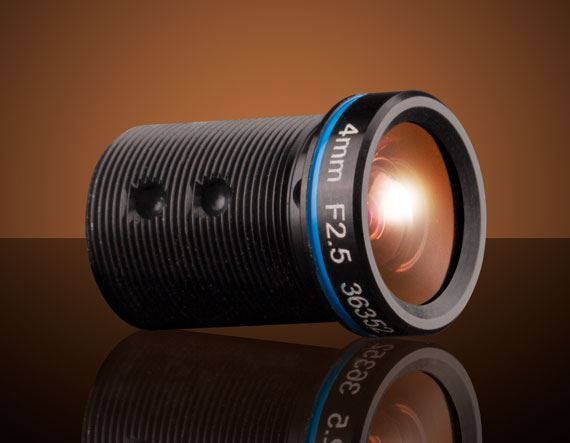 4mm FL f/2.5, Rugged Blue Series M12 Lens | Edmund Optics