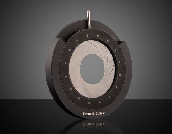 86mm Outer Diameter, Mounted Iris Diaphragm | Edmund Optics