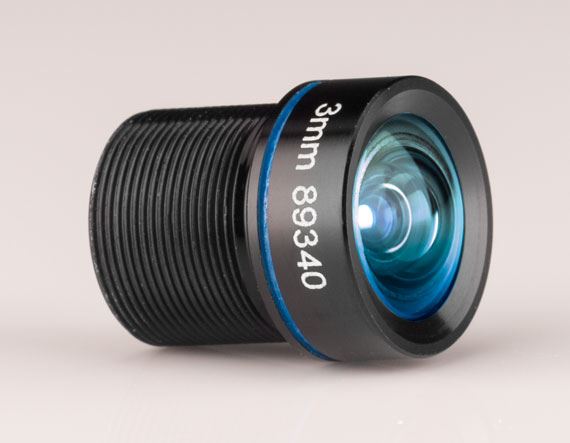 3mm FL f/2.5, IR-Cut Blue Series M12 Lens | Edmund Optics