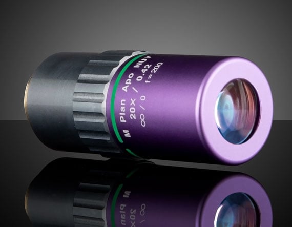 20X Mitutoyo Plan Apo NUV Infinity Corrected Objective