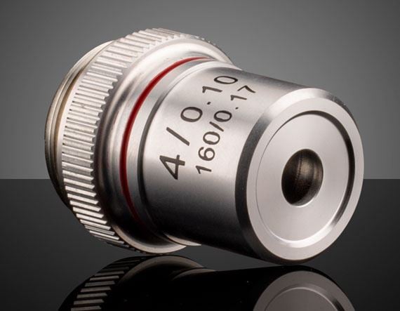 4X DIN Achromatic Commercial Grade Objective | Edmund Optics