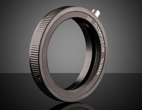 T-Mount Lens Adapter for Olympus OM Camera, Bayonet