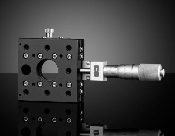 70mm, Center Drive, Thru-Hole, English Extended Micrometer