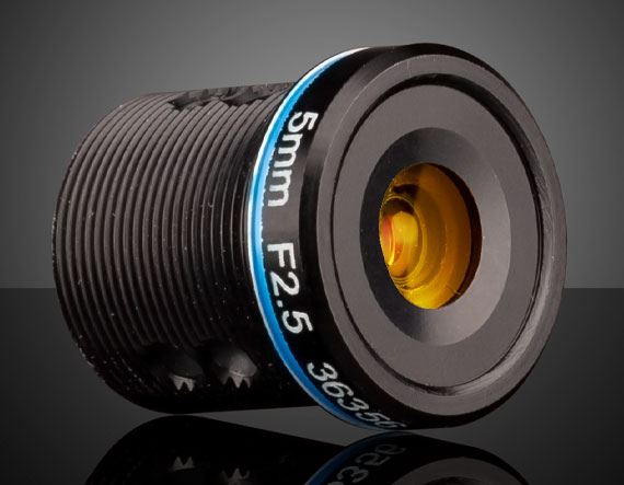 5mm FL f/2.5, Rugged Blue Series M12 Lens | Edmund Optics
