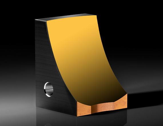 31.75mm Sq., 2.5X, Protected Gold Off-Axis Ellipsoidal Mirror