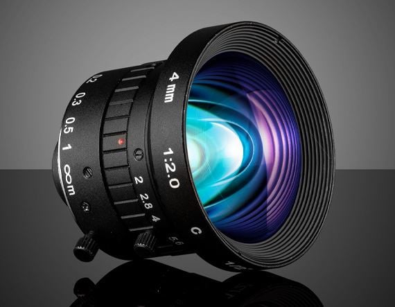 4mm 2 MegaPixel Fixed Focal Length Lens | Edmund Optics