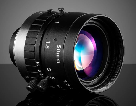 50mm 2 MegaPixel Fixed Focal Length Lens | Edmund Optics