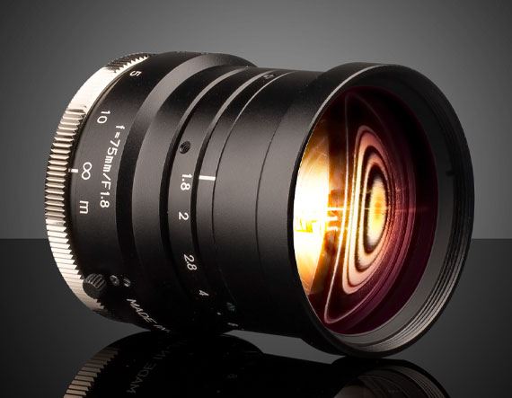 75mm Focal Length Lens, 1" Sensor Format | Edmund Optics