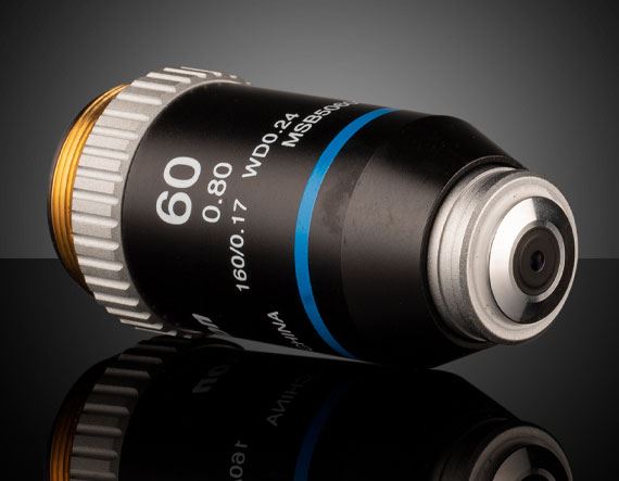 60X Nikon Achromatic Finite Conjugate Objective | Edmund Optics