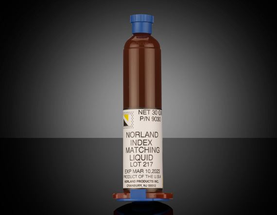 Norland Index Matching Liquid (IML) 150 Preloaded Syringe, 30cc